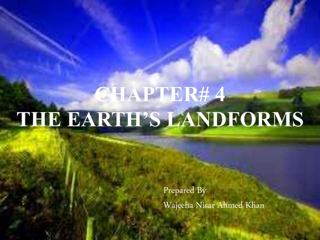 Major landforms of the earth | PPTX | Geography | Science
