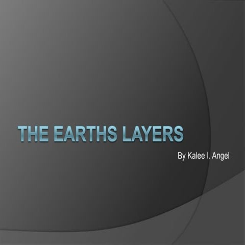 The earths layers | PPTX