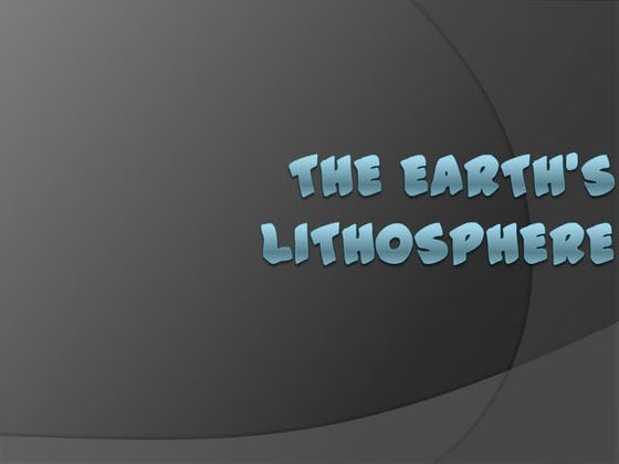 The lithosphere. rocks and minerals. unit 1 | PPT