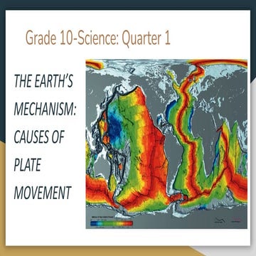 The Earth's Mechanism Science Grade 10 l | PDF
