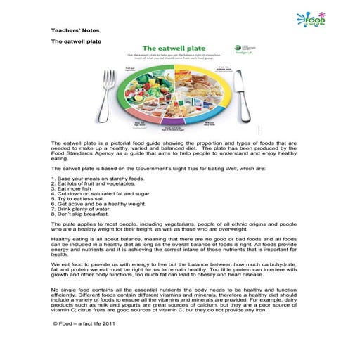 The eatwellplate | PDF