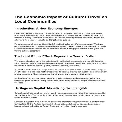 The Economic Impact of Cultural Travel on Local Communities.pdf