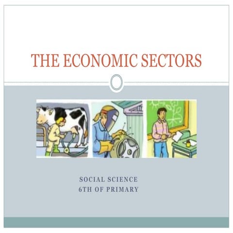The economic sectors | PPTX