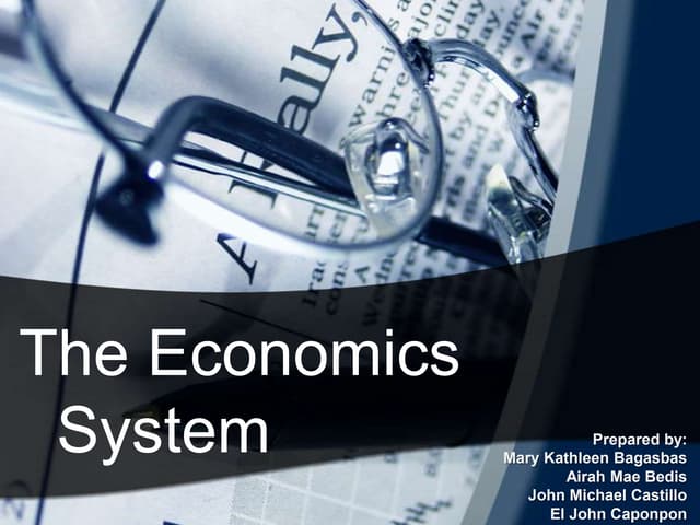 Economic System | Socialism | Capitalism | Mixed Economy | | PDF