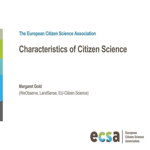 ECSA and the 10 Principles of Citizen Science | PDF
