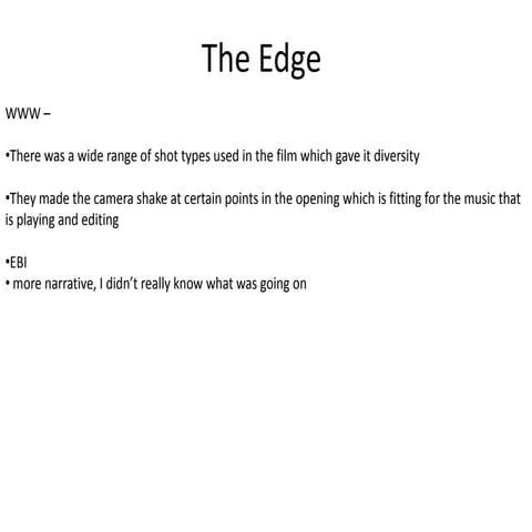 The edge fsdf | PPT