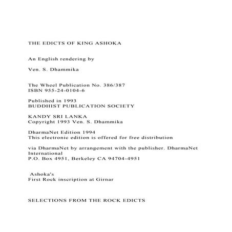 THE EDICTS OF KING ASHOKA An English rendering by V.docx