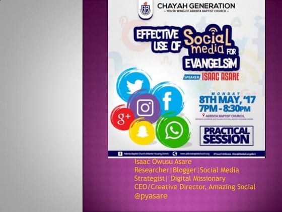 Social media as evangelism | PPT