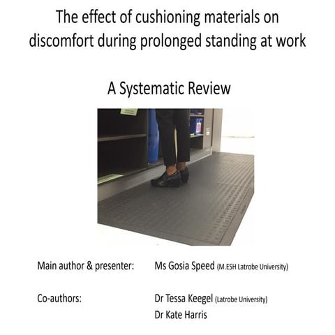 The effect of cushioning materials on discomfort during prolonged ...