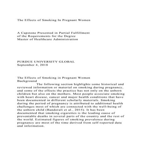 Smoking and pregnancy | PPT