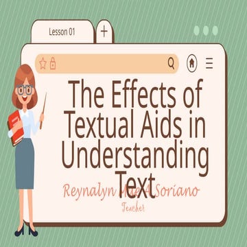 The Effects of Textual Aids in Understanding Text.pptx