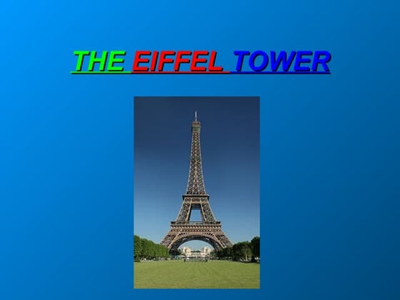 The Eiffel Tower | PDF