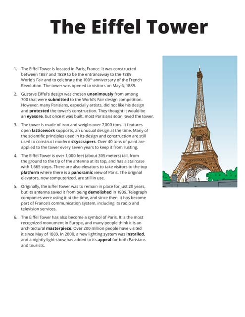 industrial revolution Eiffel Tower | PPT