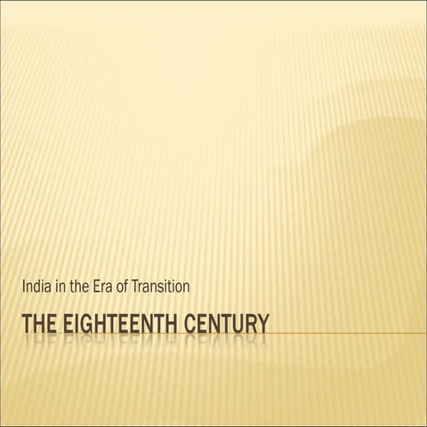 The eighteenth century | PPT