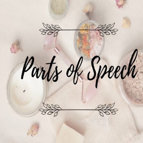 8 Parts of Speech PowerPoint | PPT