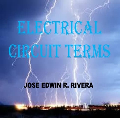 T he electric circuit term | PDF