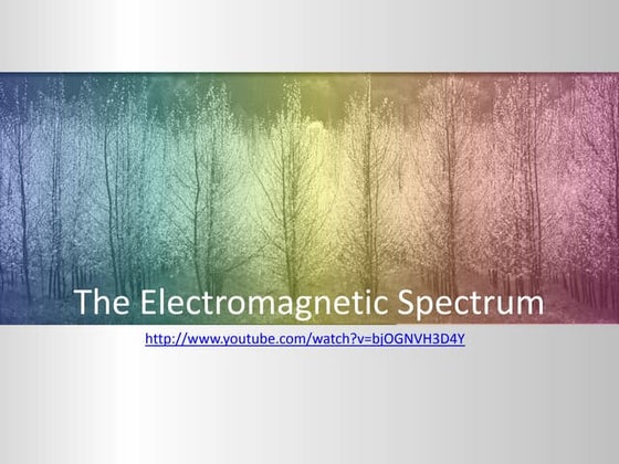 Electromagnetic spectrum | PPT
