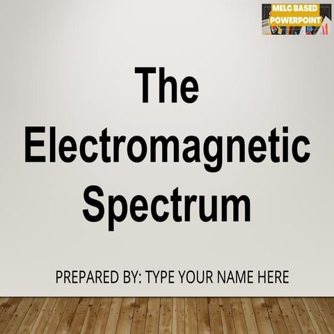 The electromagnetic spectrum 1 by jaybie | PPT