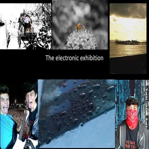 The electronic exhibition | PPTX