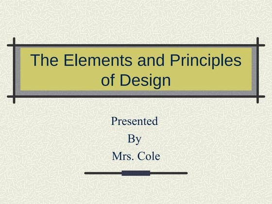 Principle of art pattern | PPTX | Arts and Crafts | Hobbies & Interests