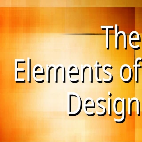 _the_elements_of_design.ppt full lecture | PPT
