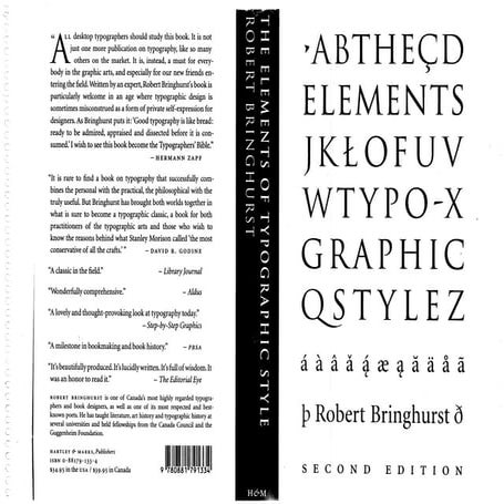 the_elements_of_typographic_style_by_RobertBringhurst(second edition) | PDF