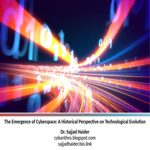 The Emergence of Cyberspace: Brief Overview | PPTX