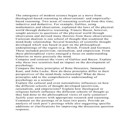 The emergence of modern science began as a move from theological-bas.docx