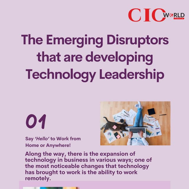 The Emerging Disruptors that are developing Technology Leadership | PDF