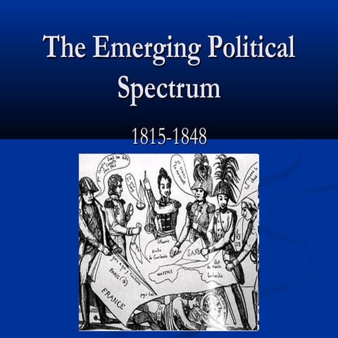 The Emerging Political Spectrum 1815-1848 | PPT