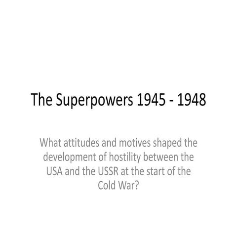 The Emerging Superpowers | PPTX