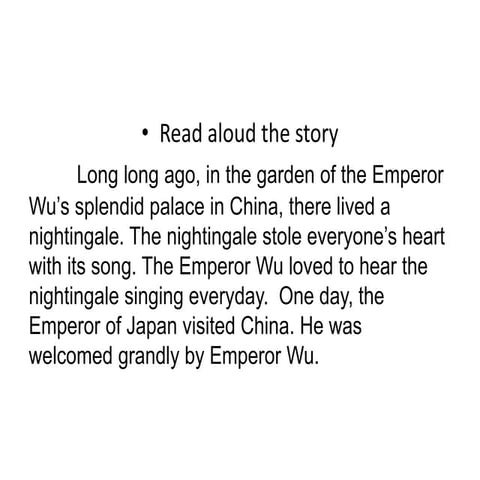 The EMperor and the Nightingale.pptx