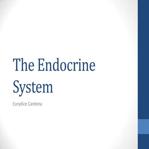 Endocrine system | PPT