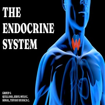 The Endocrine System Education Presentation Blue Animated Style.pdf