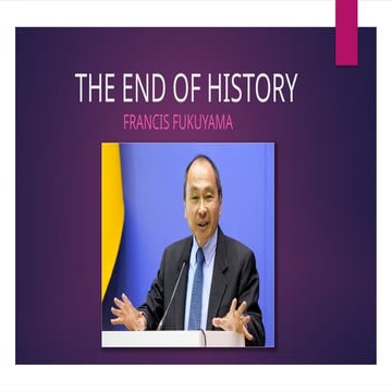 the end_of_history by fukuyama the world | PPT