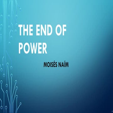 The End of Power.pptx the end of power . | PPT