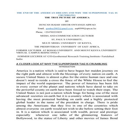 THE END OF THE AMERICAN DREAMS EDITTED VERSION-.docx