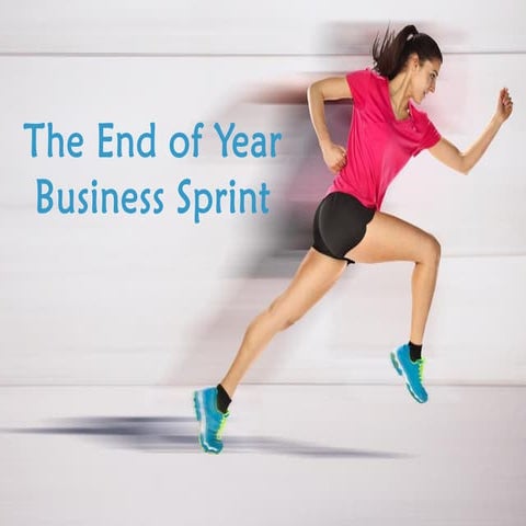 The end of year business sprint | PPT
