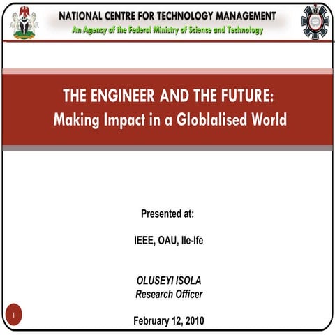 The engineer and the future | PPT
