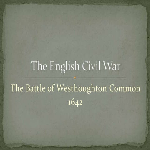 The english civil war | PPT