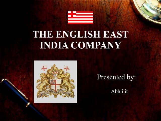 British East India Company: Rule in India | PPTX