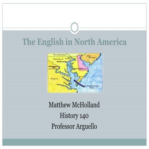 The english in north america | PPT