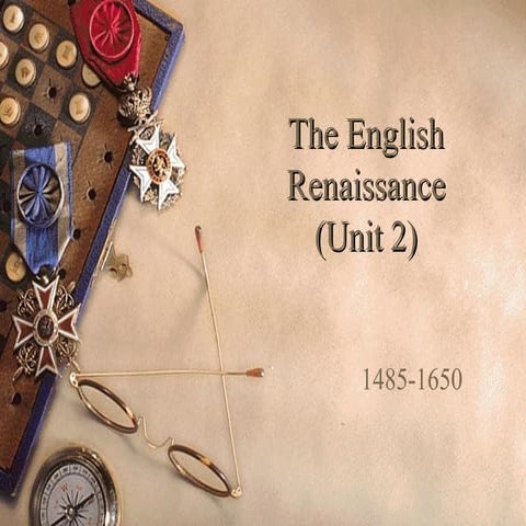 The English Renaissance | PPT