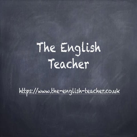 The English Teacher | PPT