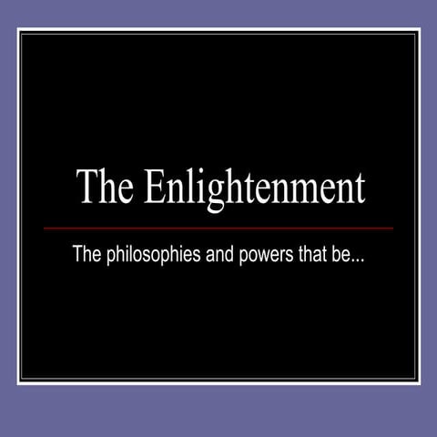 The Enlightenment | PPT