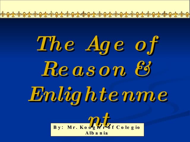 The Age of Enlightenment | PPTX