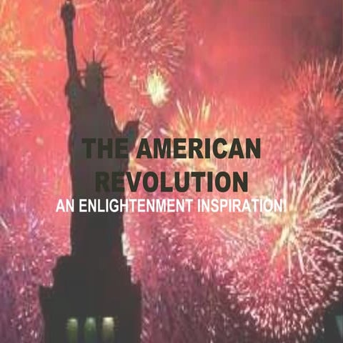 The enlightenment inspires revolutions | PPTX