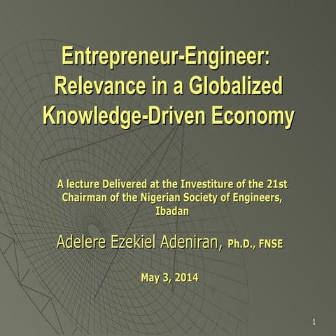 The entrepreneur engineer | PPT