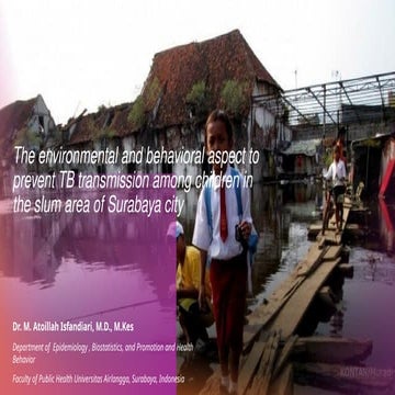 The environmental and behavioral aspect to prevent TB transmission ...