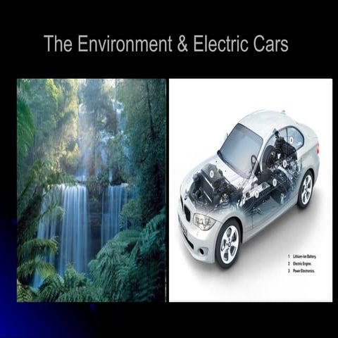 The environment & electric cars | PPT | Automotive Industry | Industries